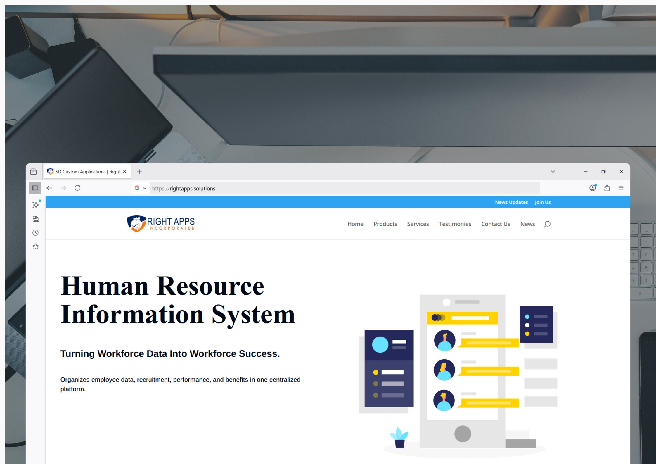 OTS Human Resource Information System | Right Apps Incorporated